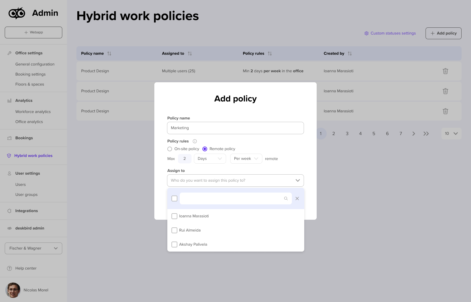 Hybrid work policies – deskbird