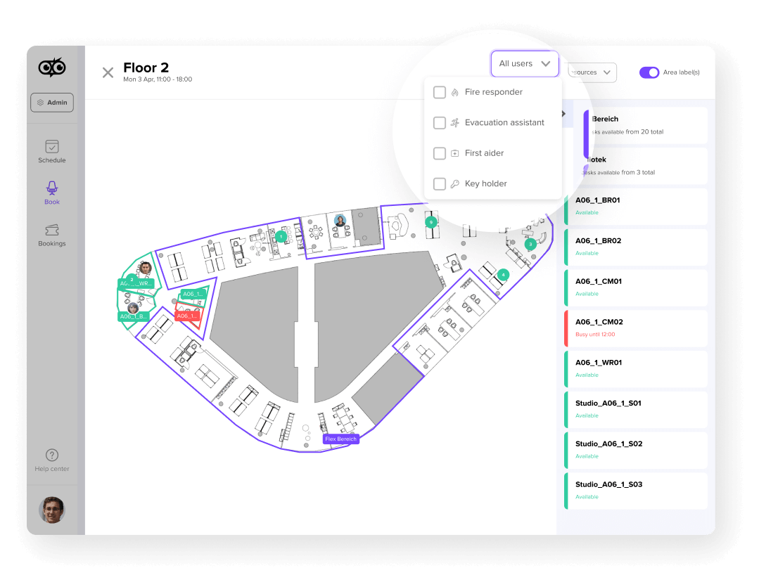 Office functions – deskbird